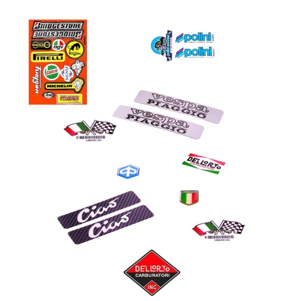 Mofa Sticker und Tankaufkleber