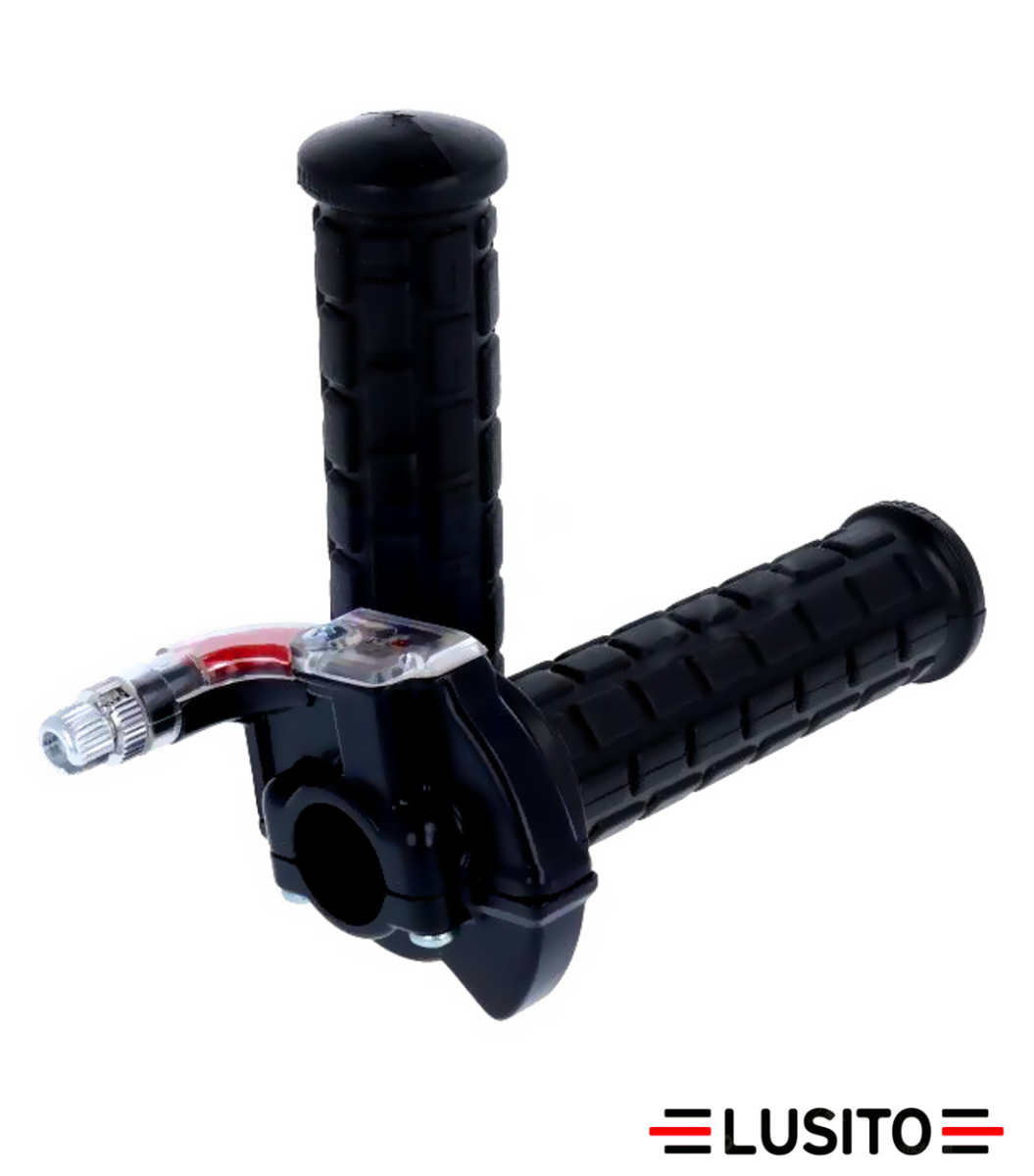 Kurzhub Gasgriff Schellgasgriff 22mm Rohr Moped Lusito >> Zwotakt Gar ...