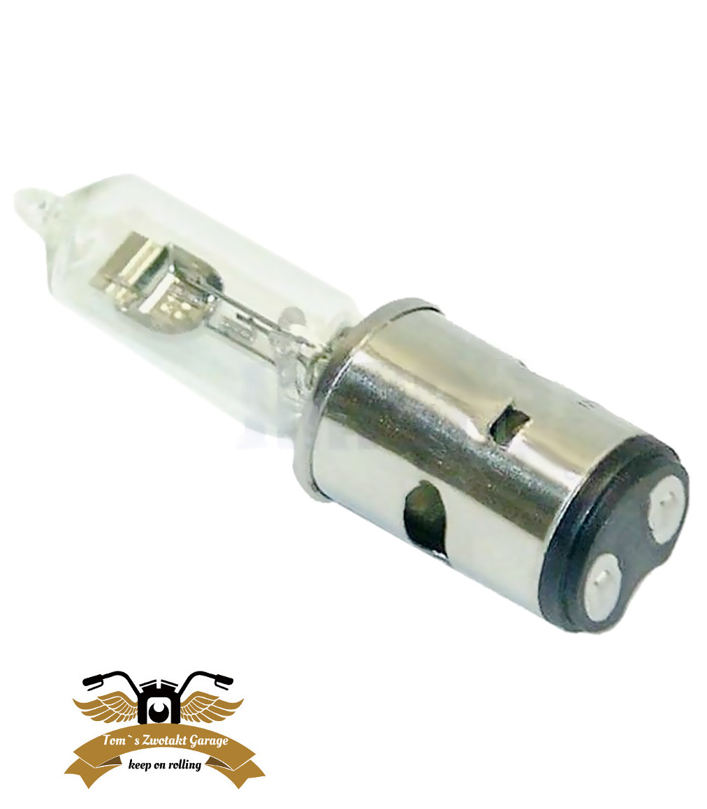 Birne BA20D 12V 35/35W Halogen Bilux >> Zwotakt Garage, 6,90