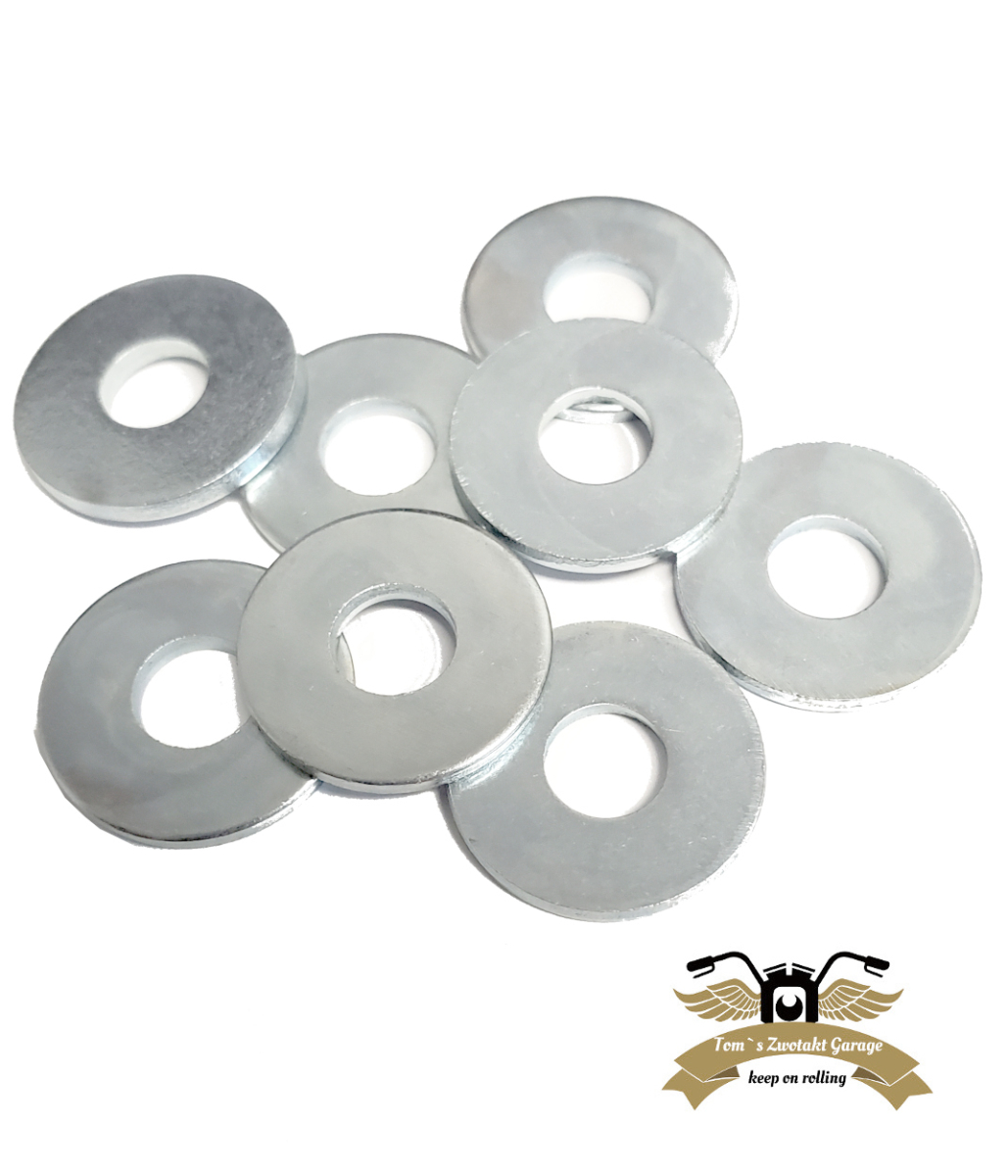 Unterlegscheibe M4 DIN 9021 verzinkt >> Zwotakt Garage, 1,20