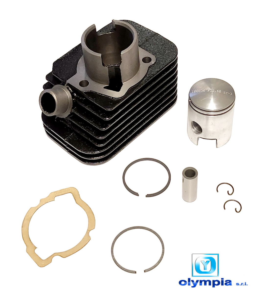 Piaggio Ciao Tuning Renn Zylinder 38,4mm 50ccm 10mm >> Zwotakt Garage ...