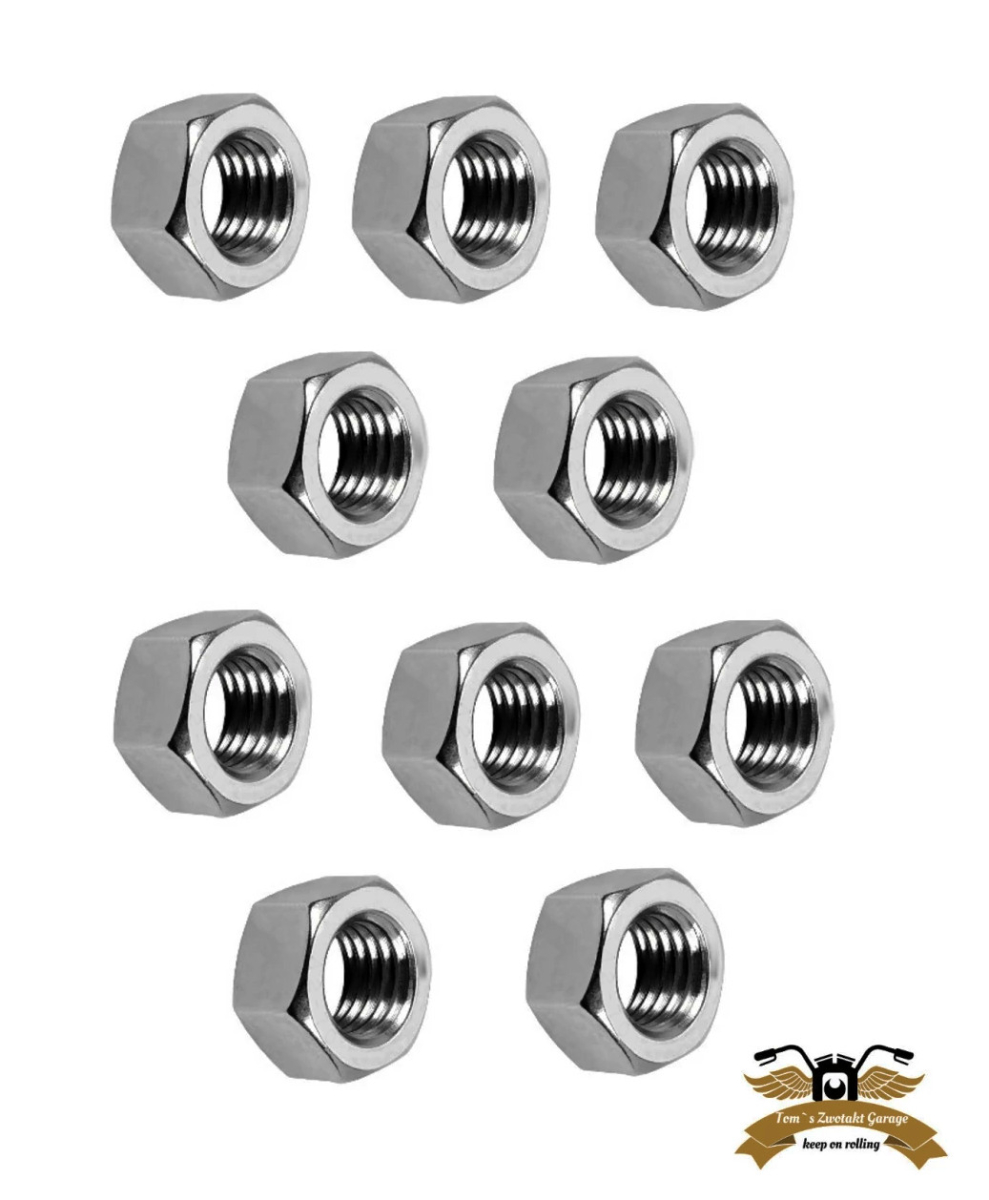 Sechskantmutter M4 verzinkt DIN 934 >> Zwotakt Garage, 1,20