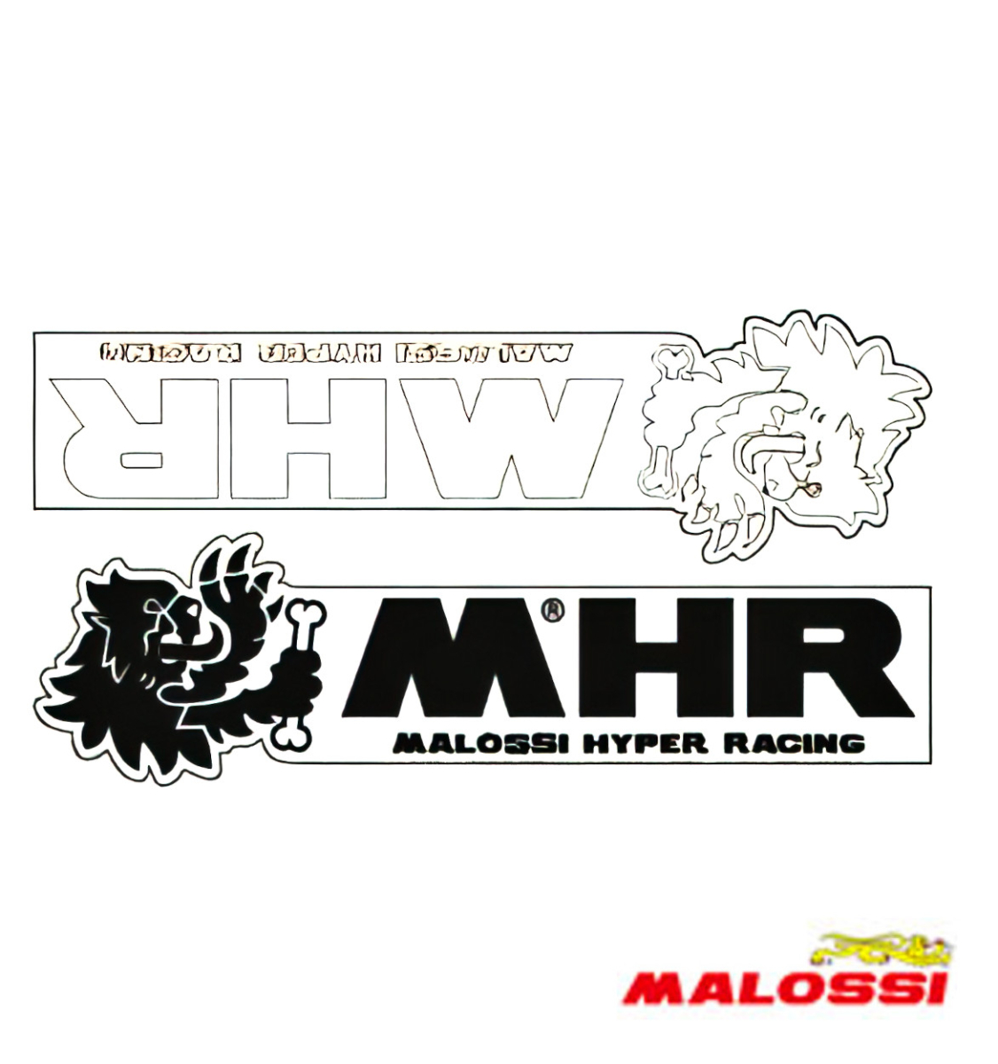 Malossi Sticker MHR Hyper Racing >> Zwotakt Garage, 2,90