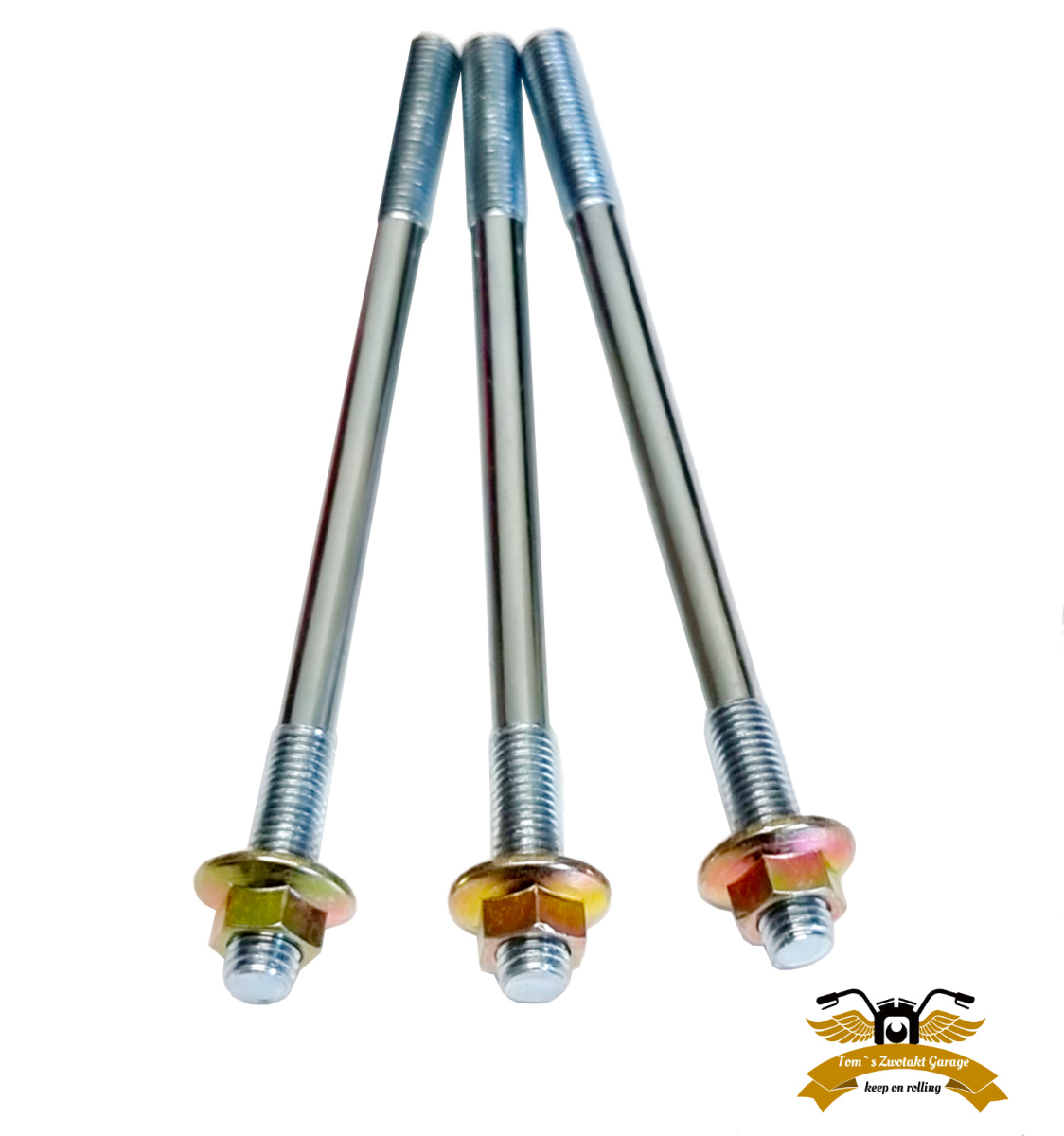 Piaggio Ciao Zylinderstehbolzen Kit M7x120 > Zwotakt Garage, 6,90