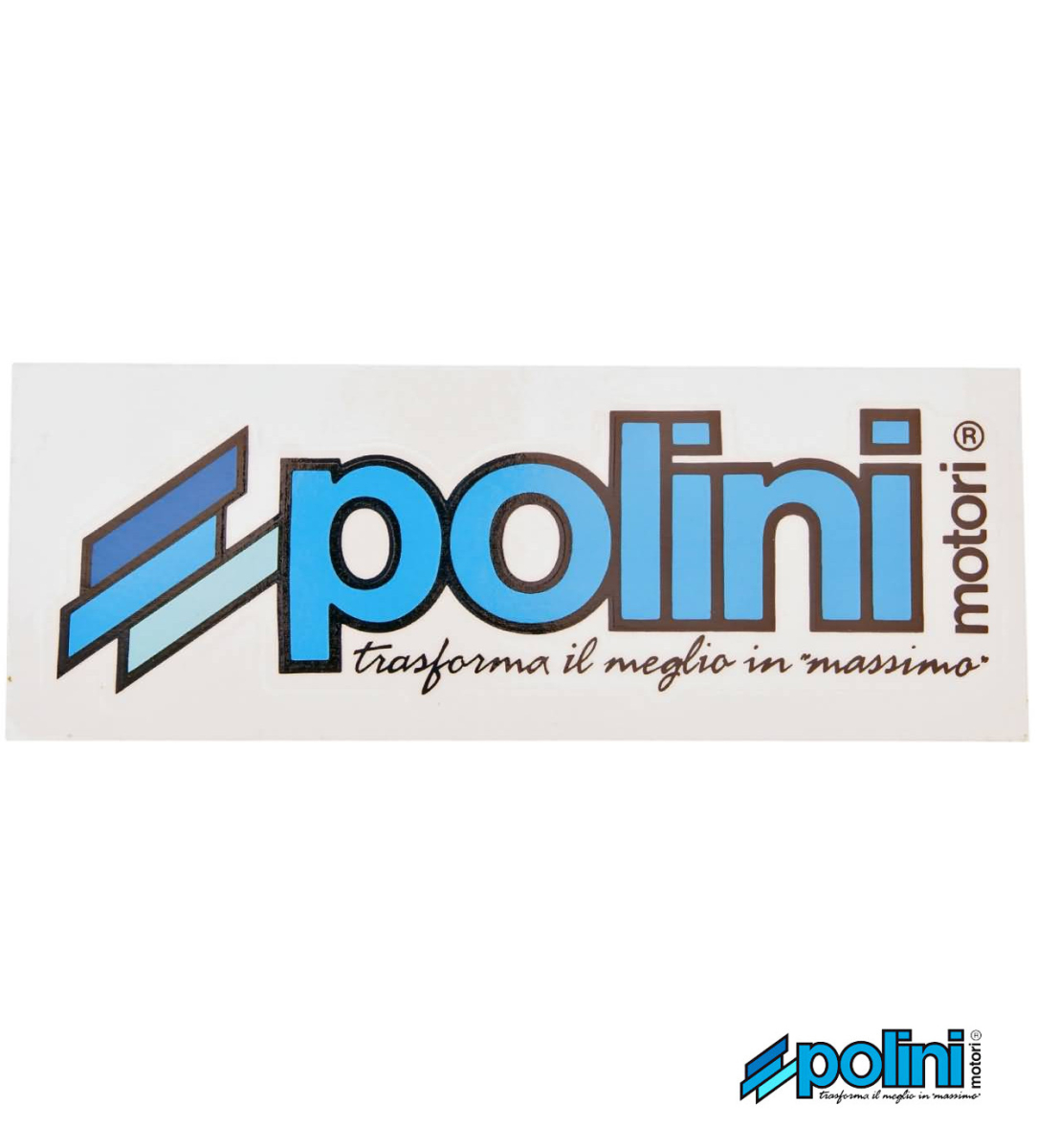 Piaggio Ciao Sticker Aufkleber Polini transparent >> Zwotakt Garage, 1,70