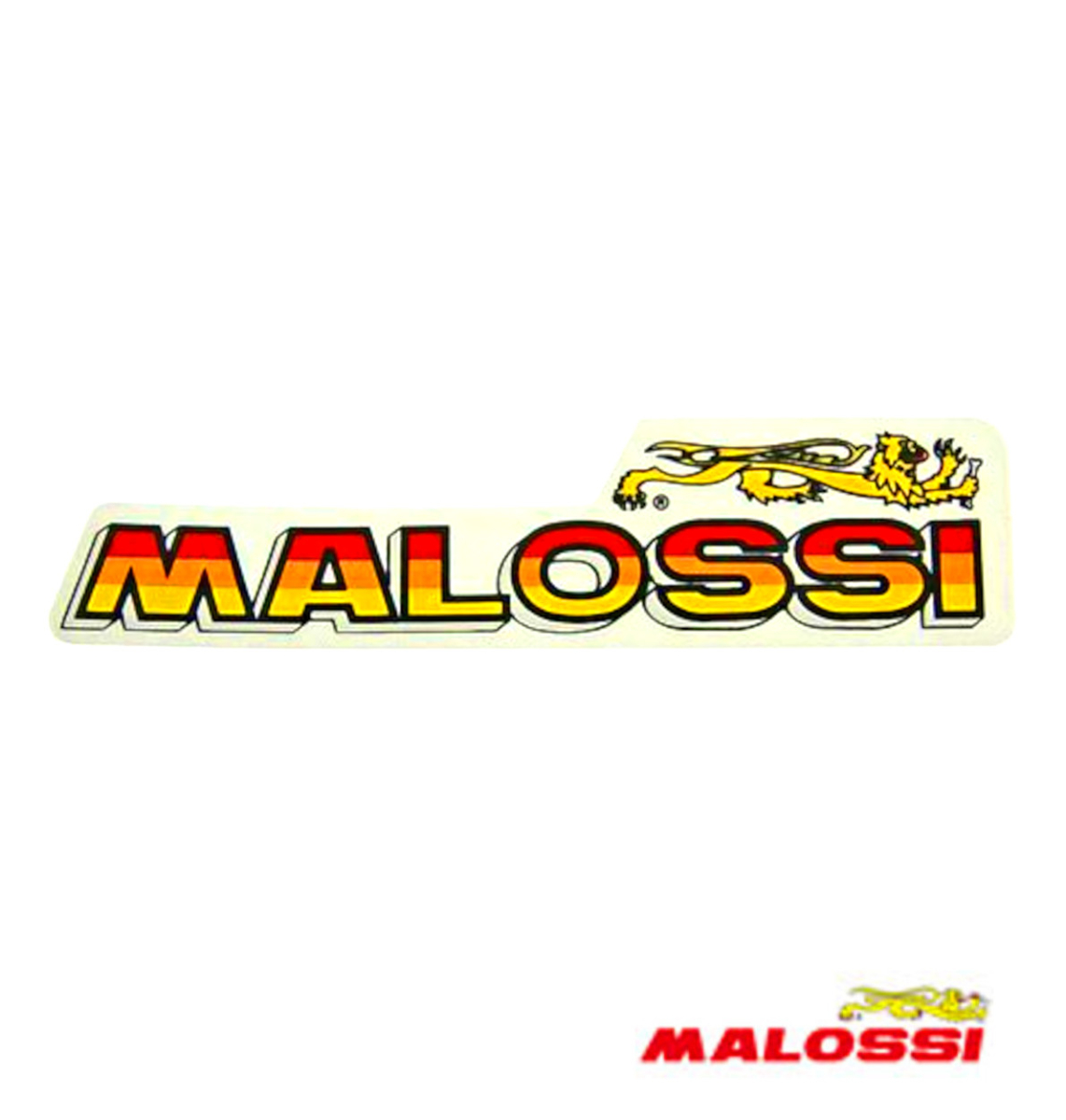 Aufkleber Malossi Logo Sticker 85x20mm >> Zwotakt Garage, 1,20